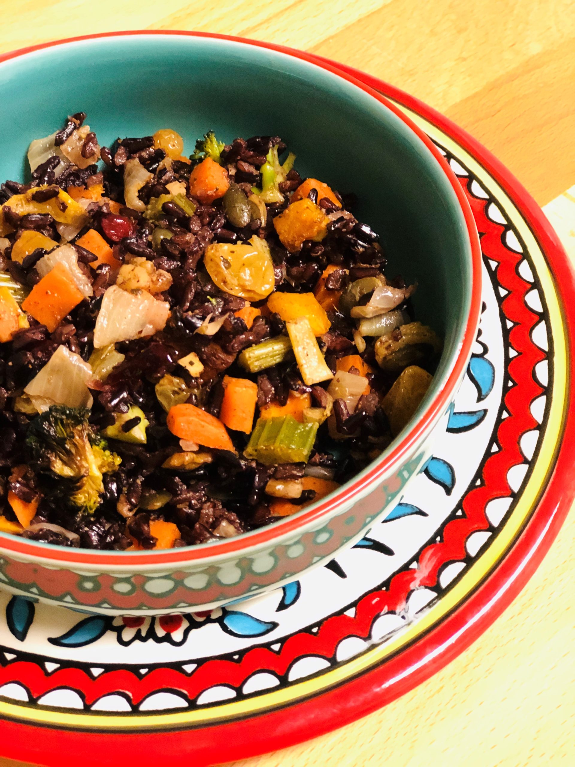 Black Rice Pilaf - locallyseasoned.net